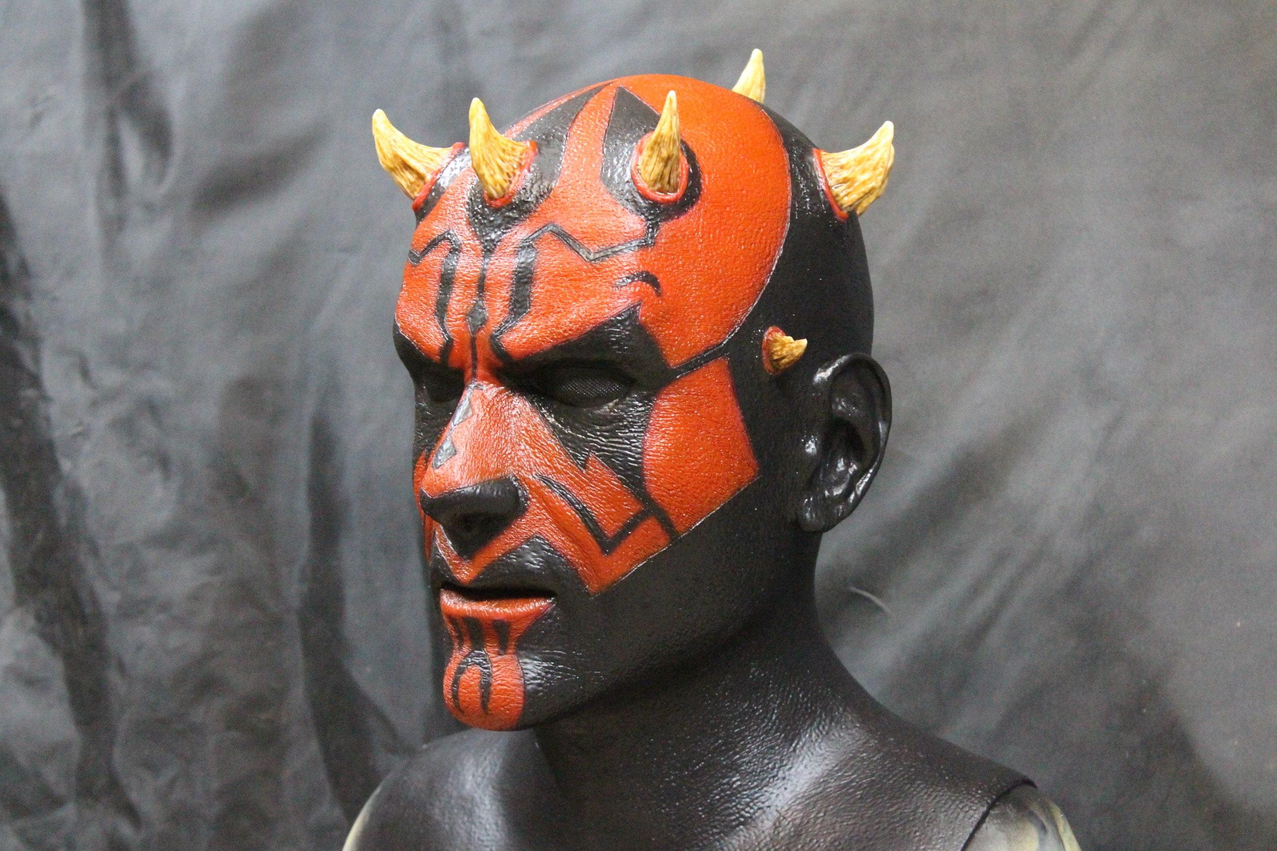 Darth Maul Silicone Mask. Movie Halloween Human - Etsy