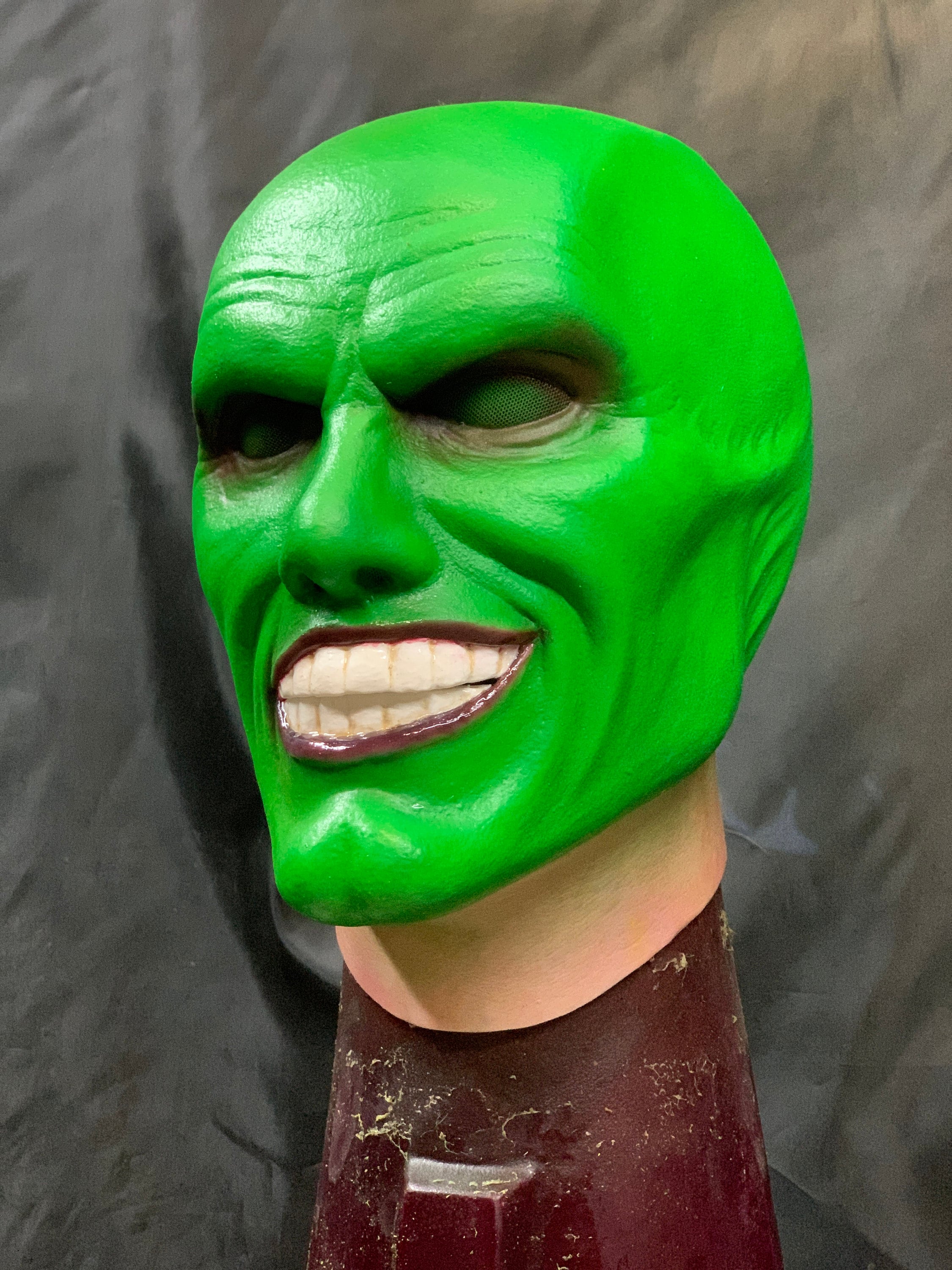 Silicone Green Mask From the Film "the Mask" With Jim Carrey. Movie ...