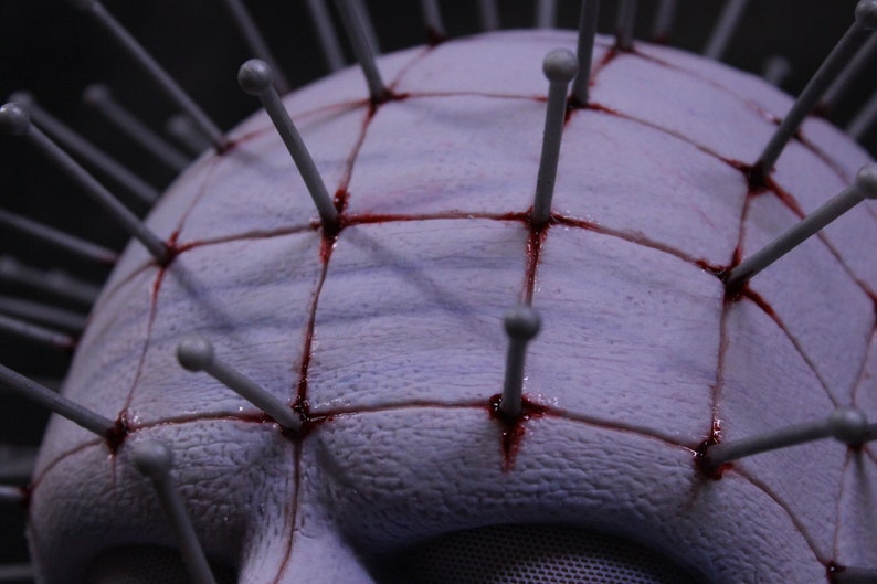 Pinhead Hellraiser Silicone Mask,cosplay Inferno,pinhead Ghost Scary ...