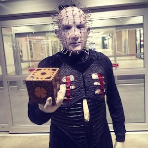 Pinhead Hellraiser Silicone Mask,cosplay Inferno,pinhead Ghost Scary ...
