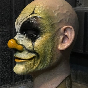 Silicone Clown Mask. Movie ~ Halloween ~ Human Prosthetic ~ Realistic ...