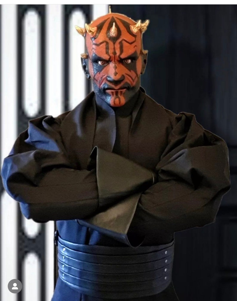 Darth Maul Silicone Mask. Movie Halloween Human - Etsy