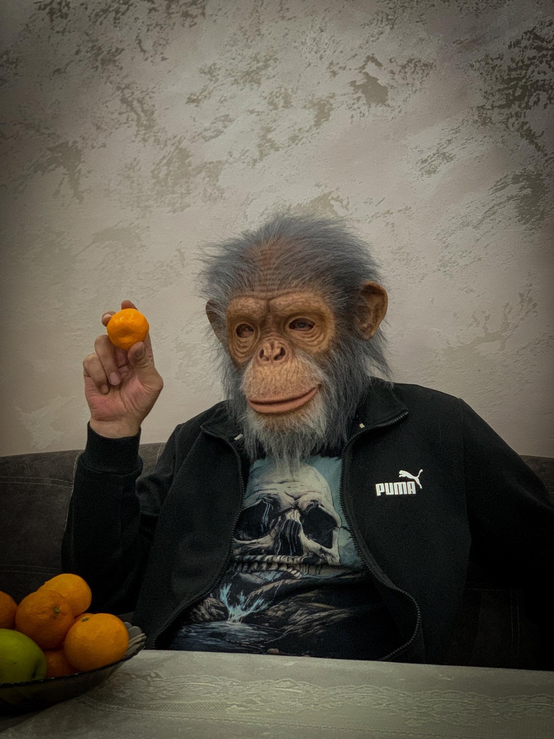 Realistic Silicone Monkey Mask. Ape Mask ~ Full Handmade ~ Human ...