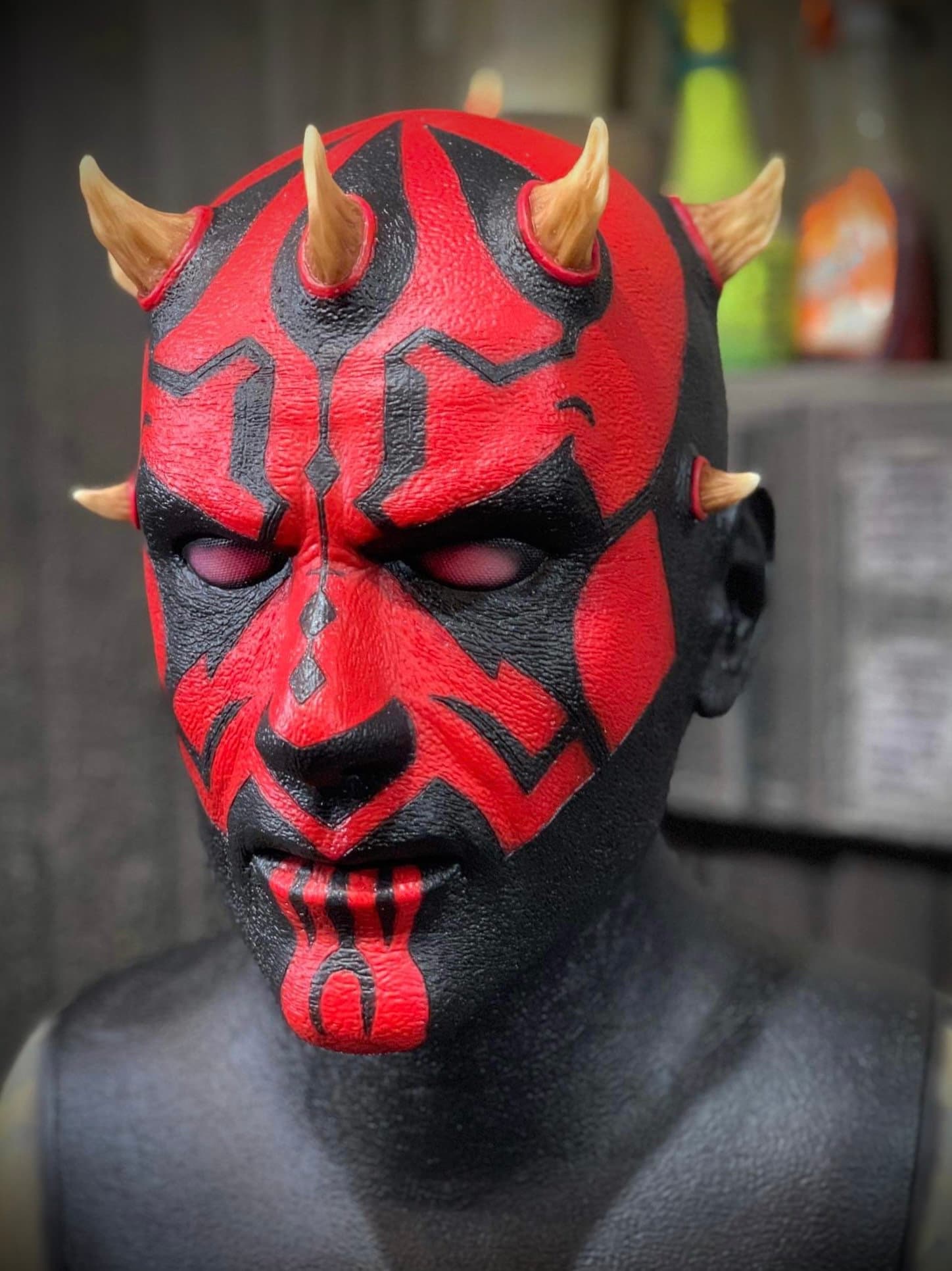 Darth Maul Silicone Mask. Movie ~ Halloween ~ Human Prosthetic ...
