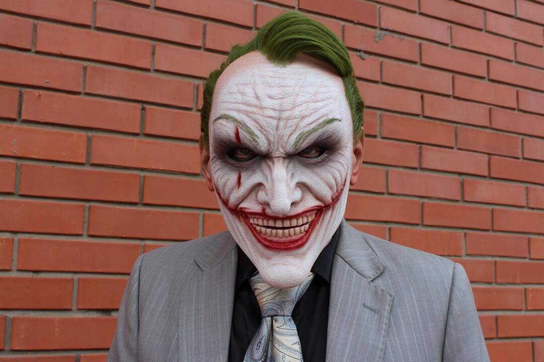 The Joker Mask DC the Comics With the Green Hair. Movie ~ Halloween ...
