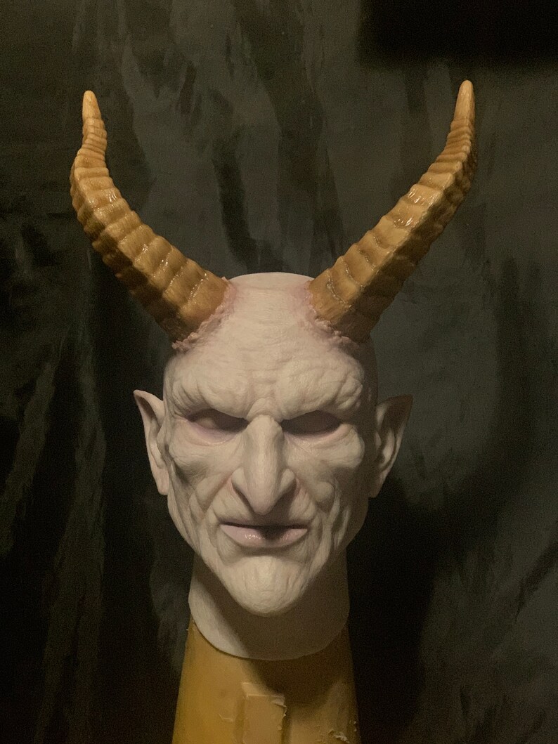 Krampus Silicone Mask. Movie Halloween Human Prosthetic - Etsy