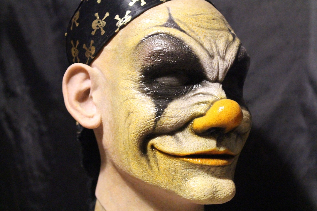 Silicone Clown Mask. Movie ~ Halloween ~ Human Prosthetic ~ Realistic ...