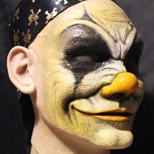 Silicone Clown Mask. Movie ~ Halloween ~ Human Prosthetic ~ Realistic ...