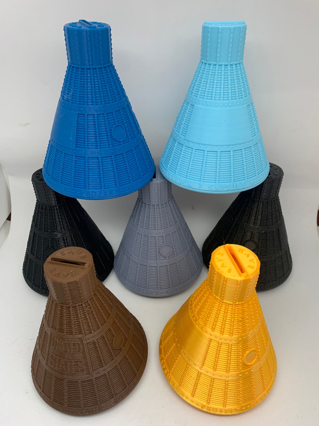 Mercury Redstone Space Capsule Bank - Etsy