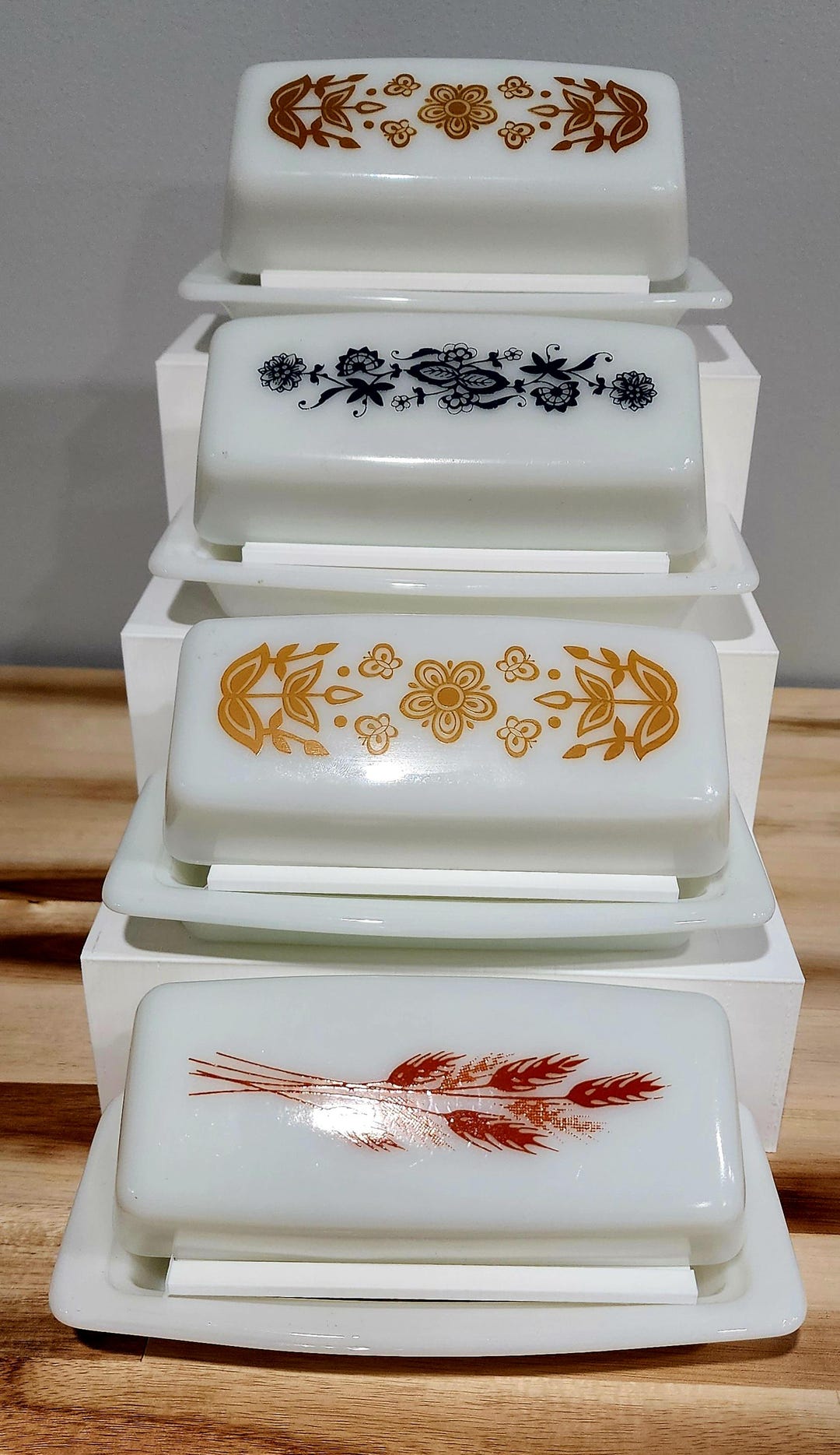 Pyrex Vertical Butter Dish Riser-no Dishes Included - Etsy