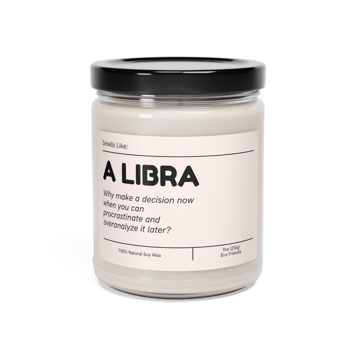 Funny Libra Candle, Libra Birthday Gift, Libra Star Sign Candle, Zodiac Candle Gifts, Scented ...