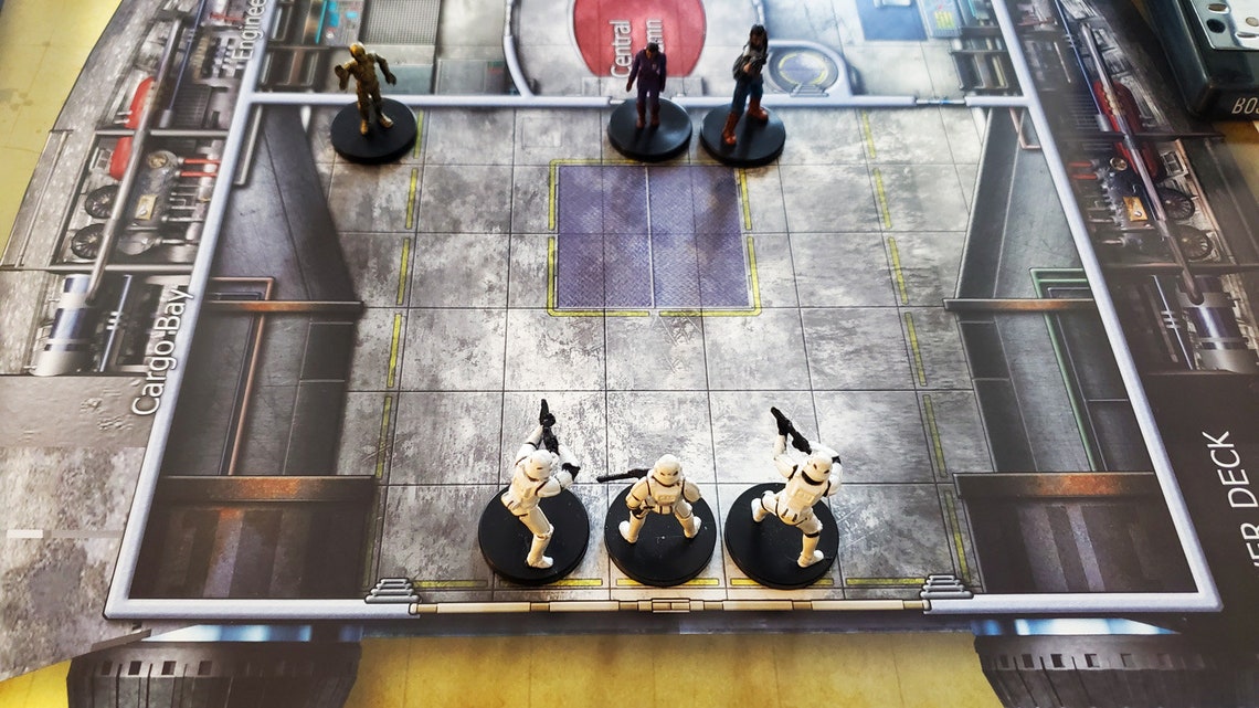 Grendel - Free Trader: Starship Poster Map. Deckplans for Starfinder ...
