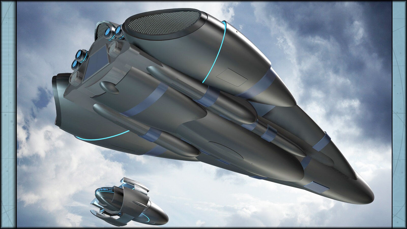 Yoshida - Stealth Ship: Starship Poster Map for Coriolis and Other Sci ...