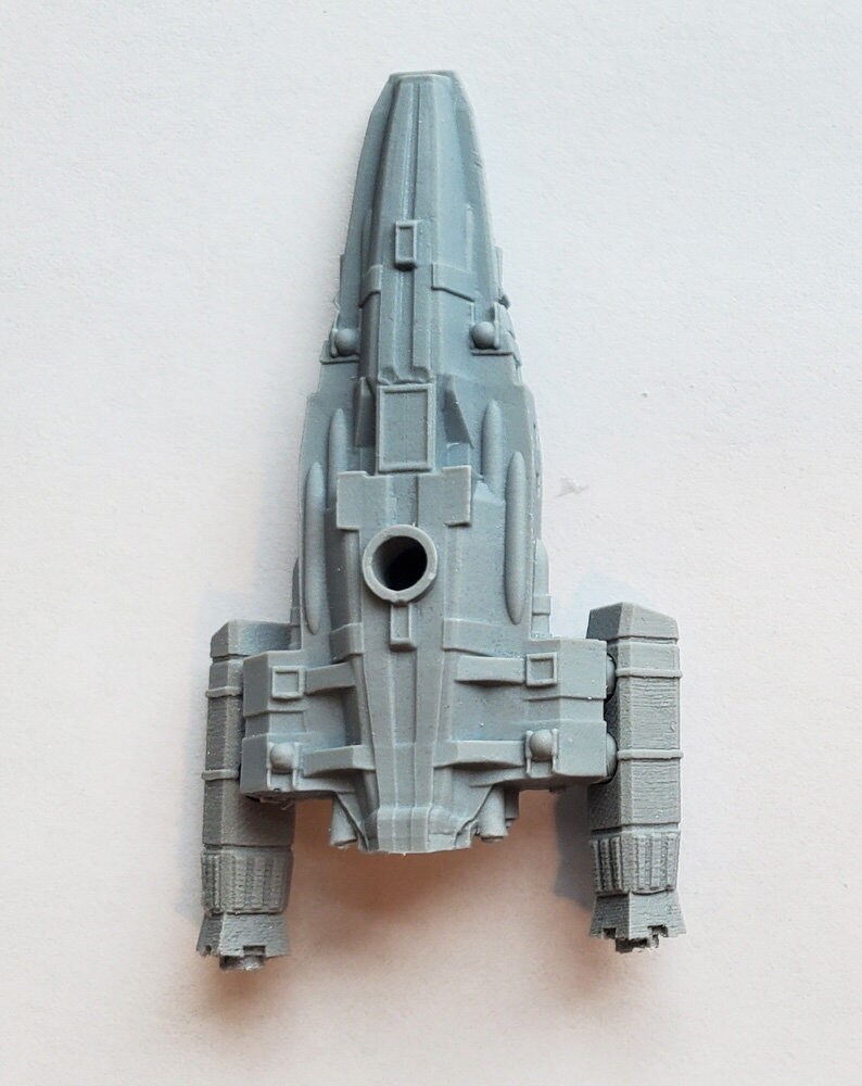 Jinda Wolf Corvette: Starship Miniature for Starfinder A - Etsy