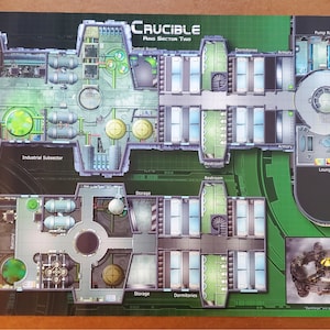 Crucible - Processing Station: Poster Map Set for Starsavage Worlds and ...