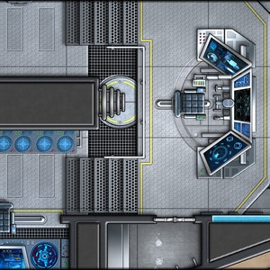 Cervantes - Light Frigate: Starship Poster Map. Deckplans for ...
