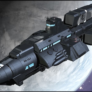 Drake - Exploration Vessle: Starship Poster Map. Deckplans for ...