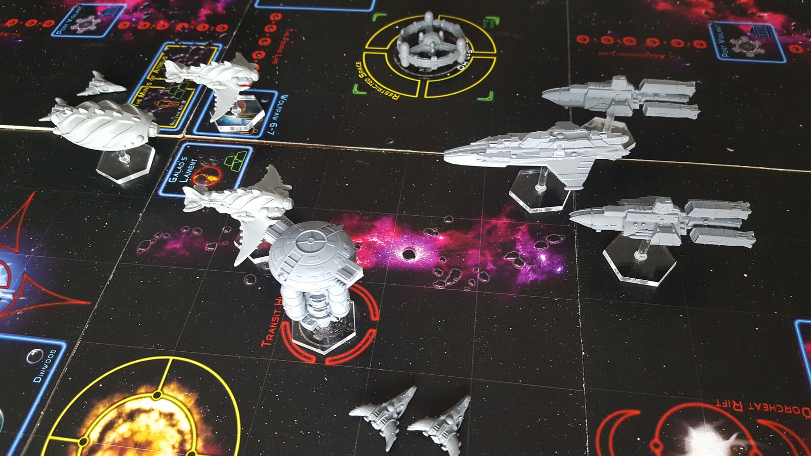 V'lar Alien Craft: Starship Miniatures for Starfinder A | Etsy