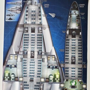 Yoshida - Stealth Ship: Starship Poster Map. Deckplans for Starfinder ...