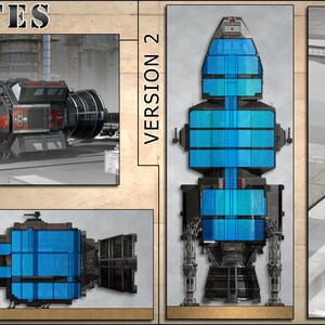 Cervantes - Light Frigate: Starship Poster Map. Deckplans for ...