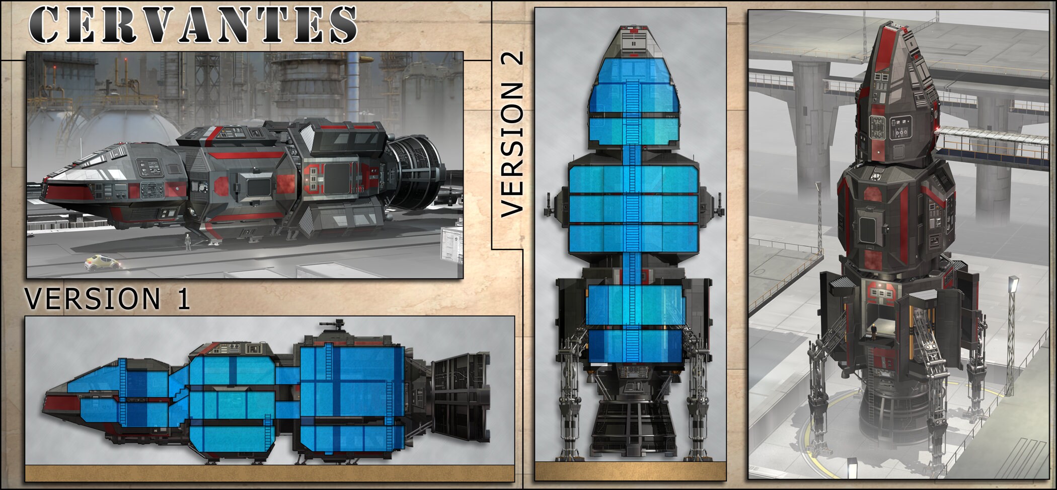 Cervantes - Light Frigate: Starship Map for the Expanse and Other Sci ...