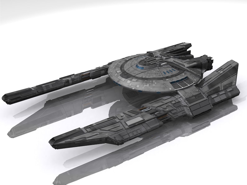 Cygnus Science Vessel: Starship Poster Map. Deckplans for - Etsy