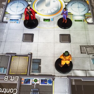 Cervantes - Light Frigate: Starship Poster Map. Deckplans for ...