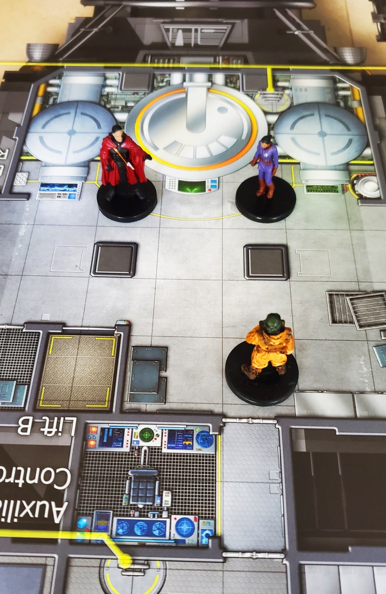 Cervantes Light Frigate: Starship Poster Map. Deckplans for - Etsy