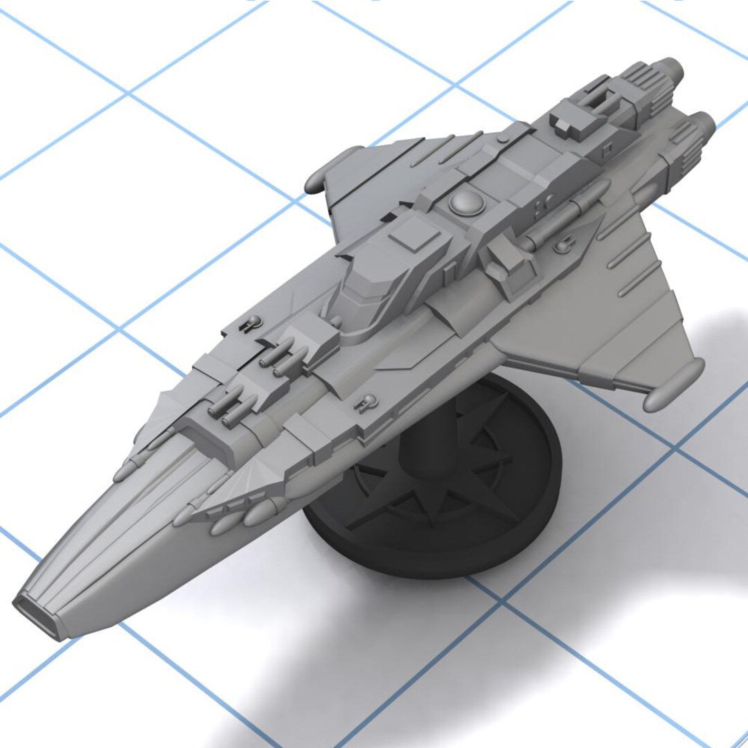 Mourning Wolf Light Cruiser: Starship Miniature for Starfinder, A ...
