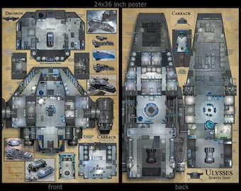 Anderson Place: Sci-fi Setting Poster Map for Starfinder Star - Etsy