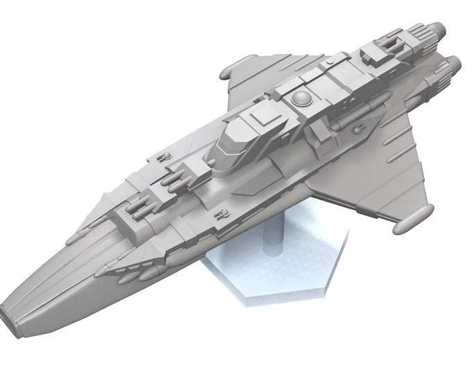 Mourning Wolf Light Cruiser: Starship Miniature for - Etsy