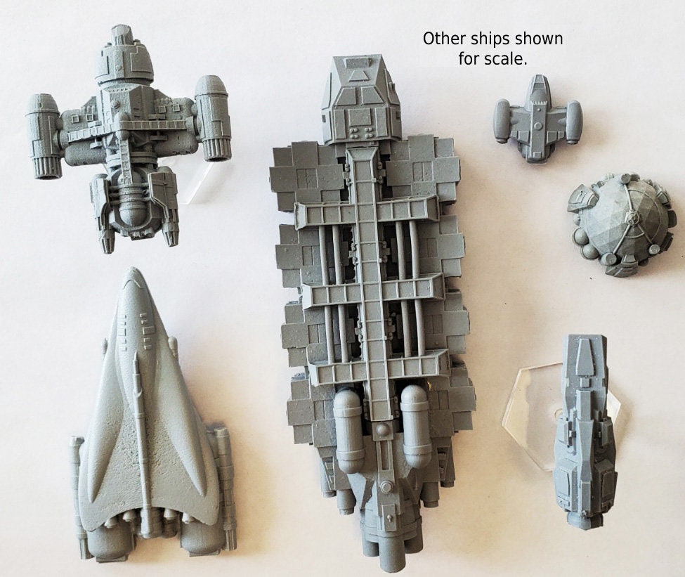 NERO Cargo Ship: Starship Miniature for Starfinder A - Etsy Australia