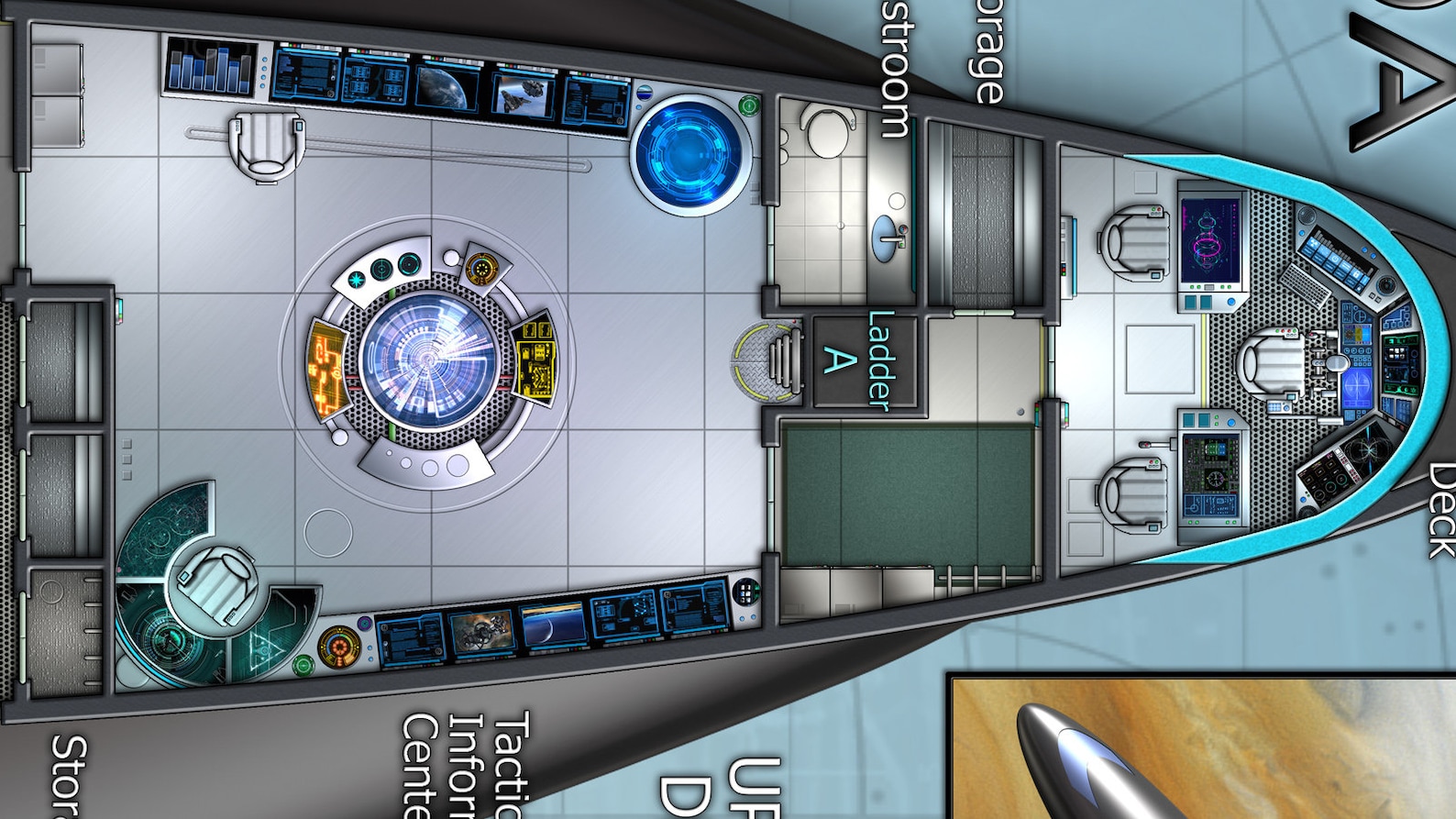 Yoshida - Stealth Ship: Starship Poster Map for Coriolis and Other Sci ...