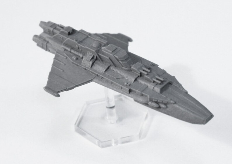 Mourning Wolf Light Cruiser: Starship Miniature for - Etsy