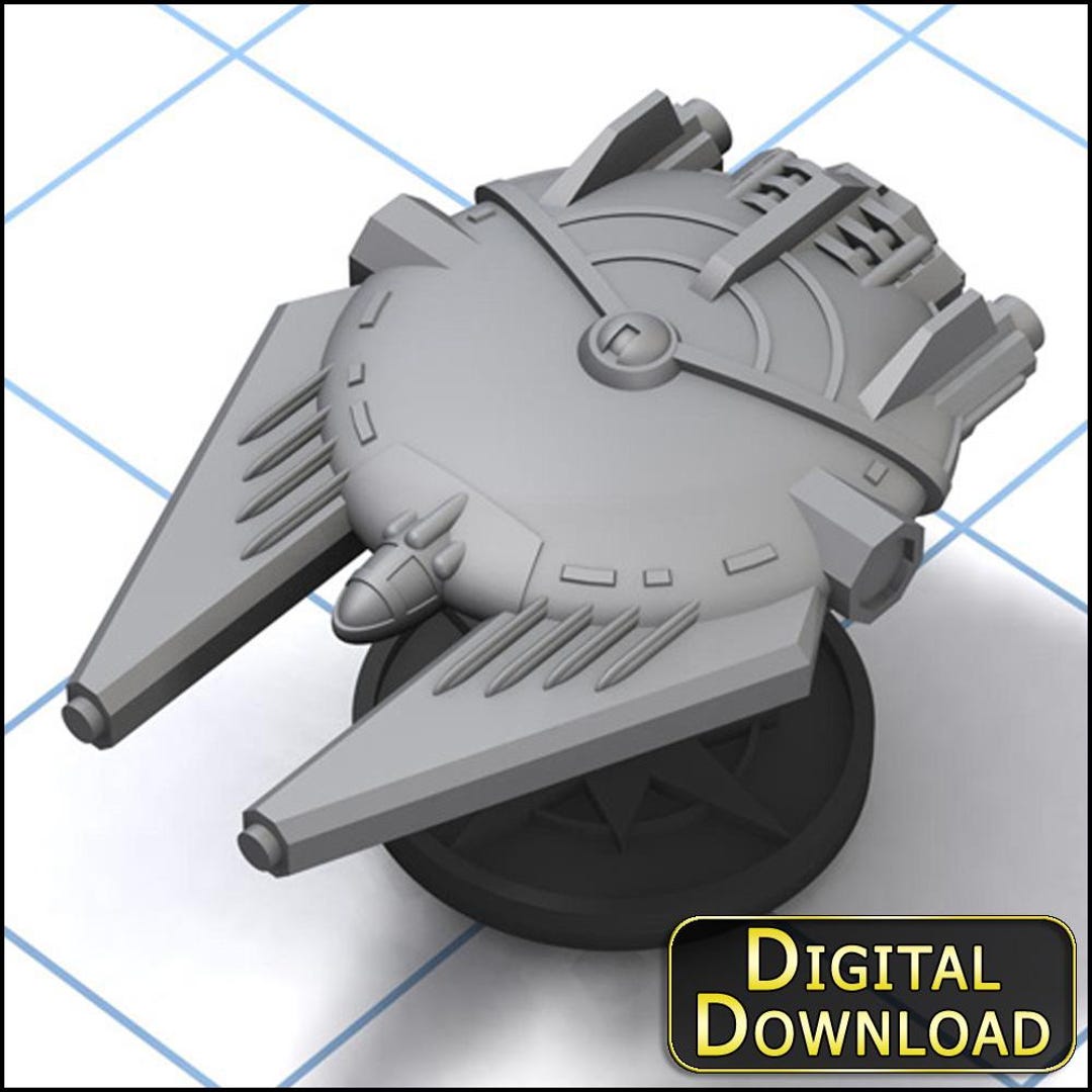 Vega - Fast Transport: STL Files to 3D Print (starship Digital Download ...