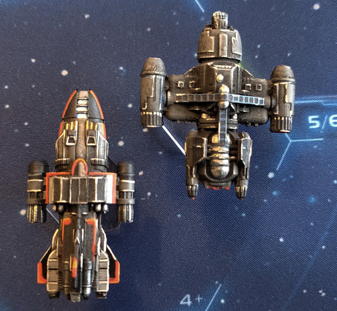Renegade Corsair: Starship Miniature for Starfinder A - Etsy