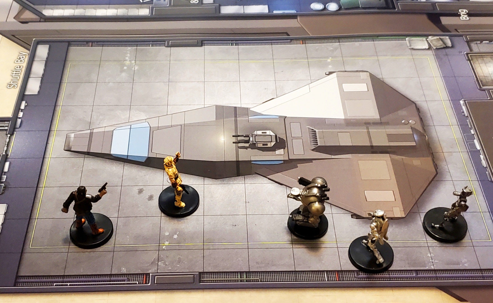 Panthari Cruiser: Starship Poster Map. Deckplans for - Etsy