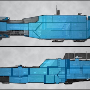 Jinda Wolf & Hikari: Starship Deckplans for Starfinder, the Star Wars ...