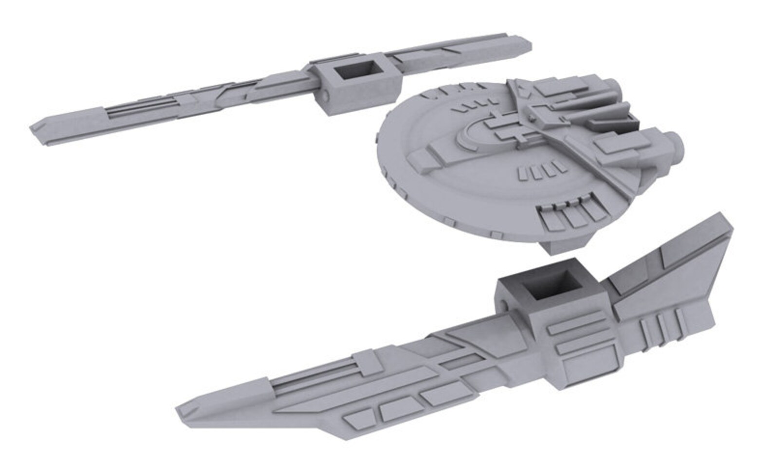 Cygnus - Science Vessel: Starship Miniature for Star Trek and Other Sci ...