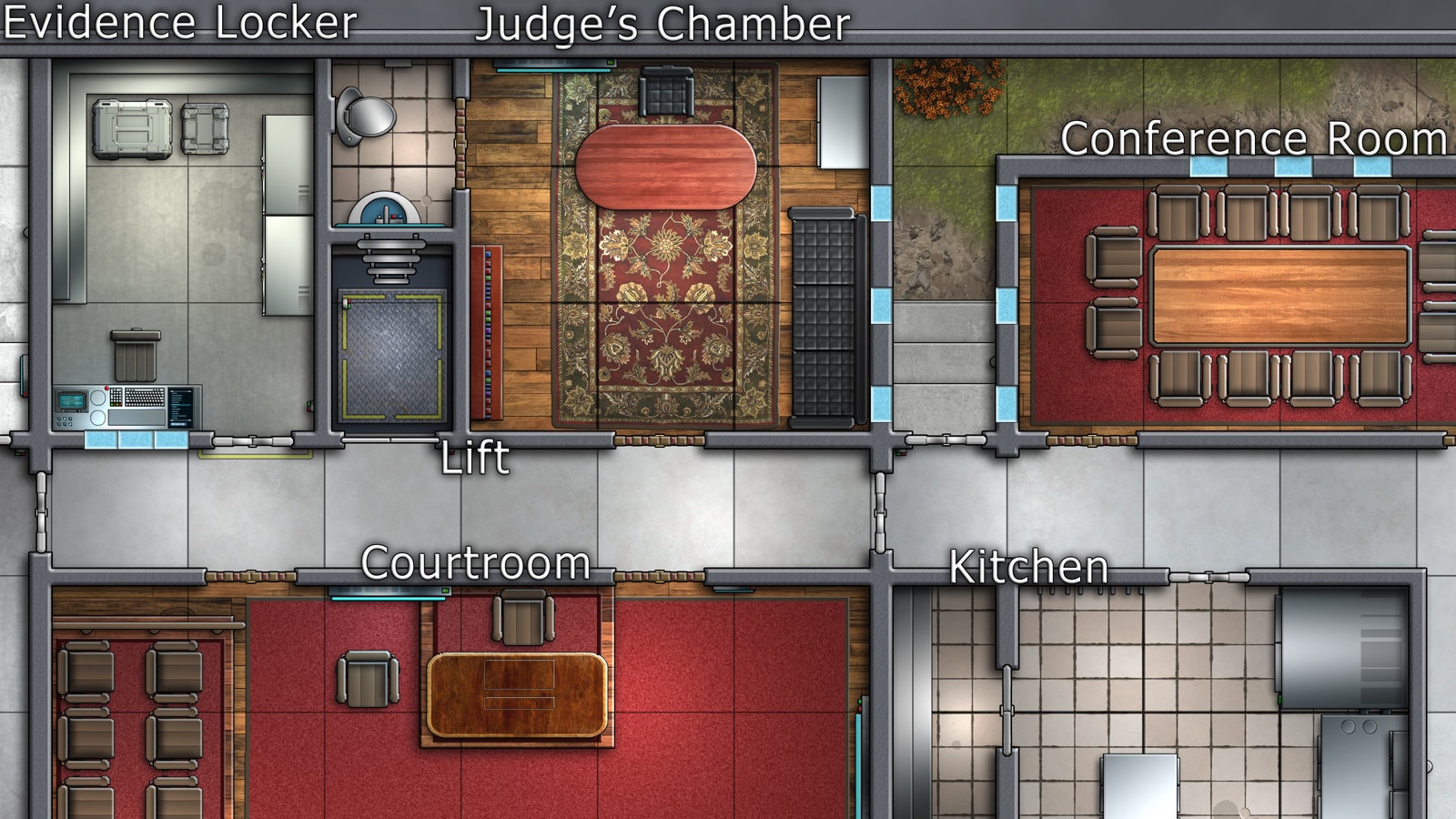 4th Precinct & Warehouse: Sci-fi Setting Poster Map for - Etsy