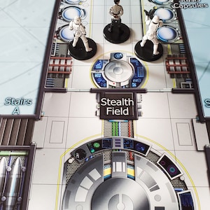 Yoshida - Stealth Ship: Starship Poster Map. Deckplans for Starfinder ...