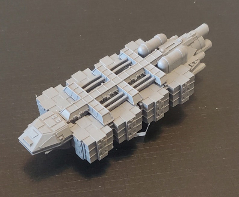 NERO Cargo Ship: Starship Miniature for Starfinder A - Etsy