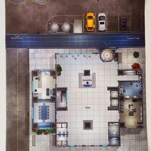 Anderson Place: Sci-fi Setting Poster Map for Starfinder Star - Etsy