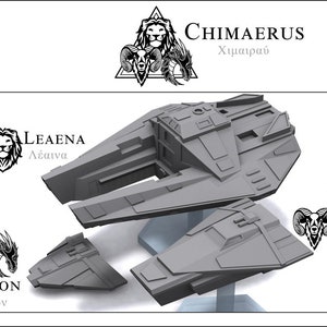 Chimaerus - Integrated Transport: Starship Miniature for Starfinder, A ...