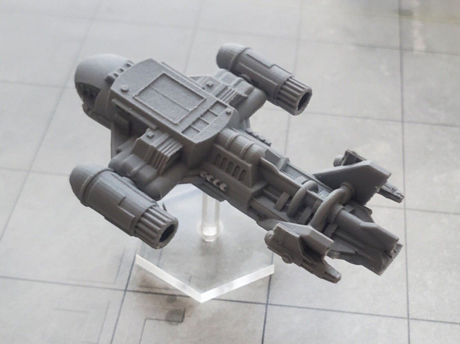 Exeter Tramp Freighter: Starship Miniature for Starfinder A - Etsy