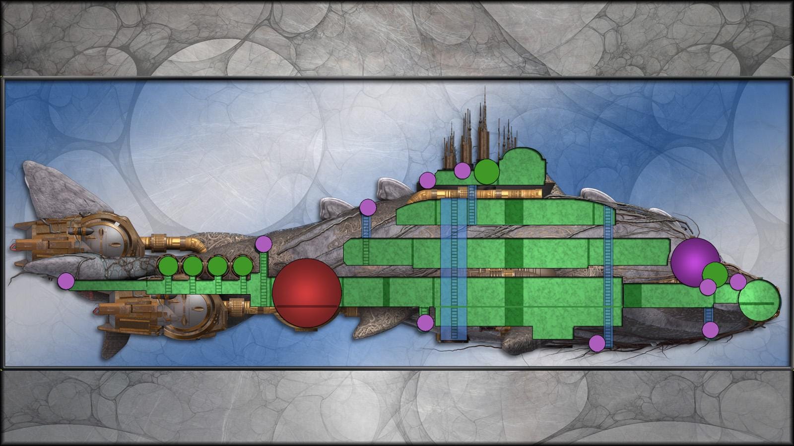 V'lar Hammerhead - Alien Battleship: Spaceship Poster Maps for Eclipse ...
