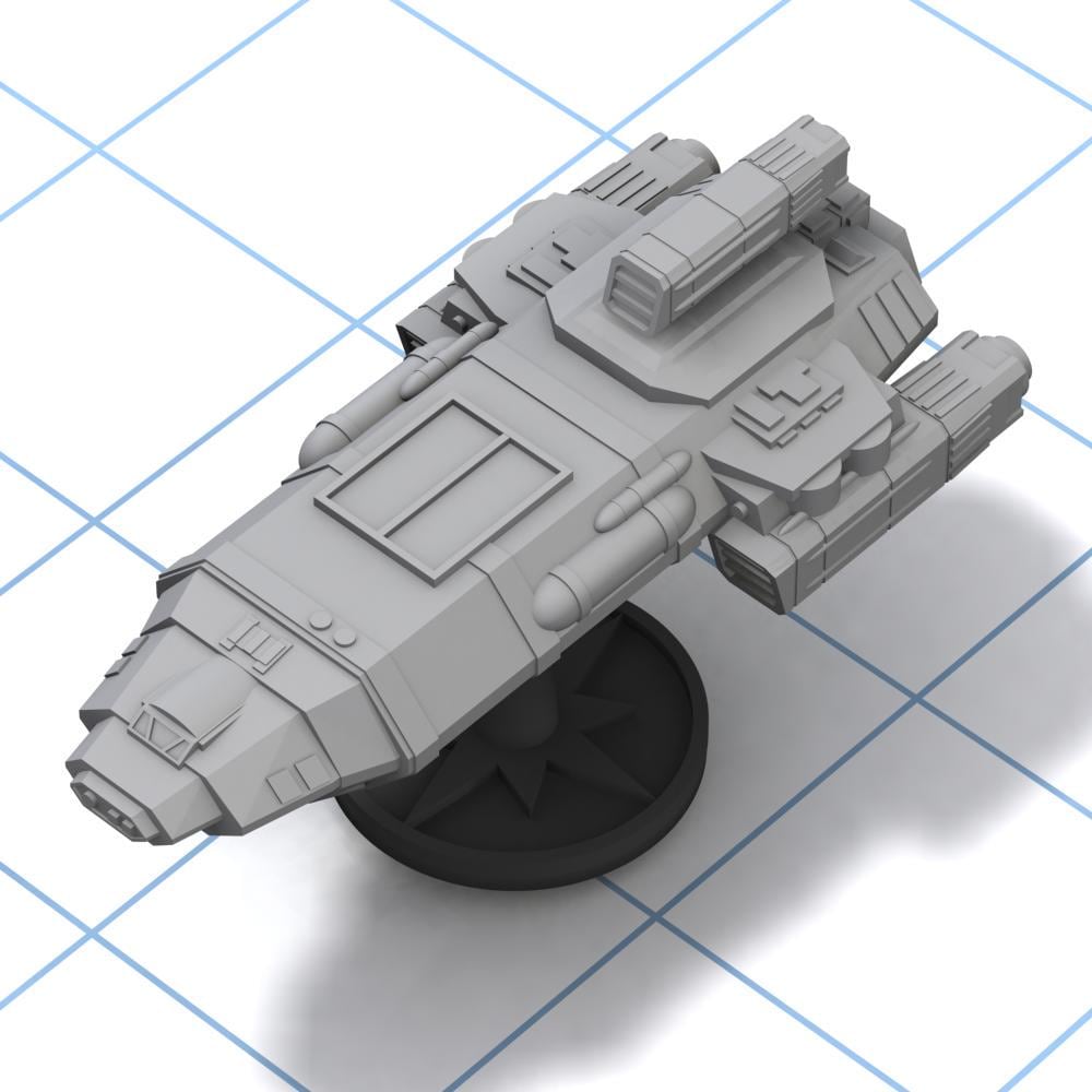 Kiboko - Freight Hauler: Starship Miniature for Starfinder, A Billion ...