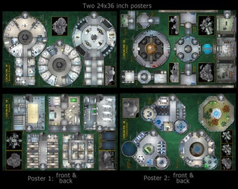 Lochlyn IX: Asteroid Base Miniature for Starfinder, A Billion Suns ...