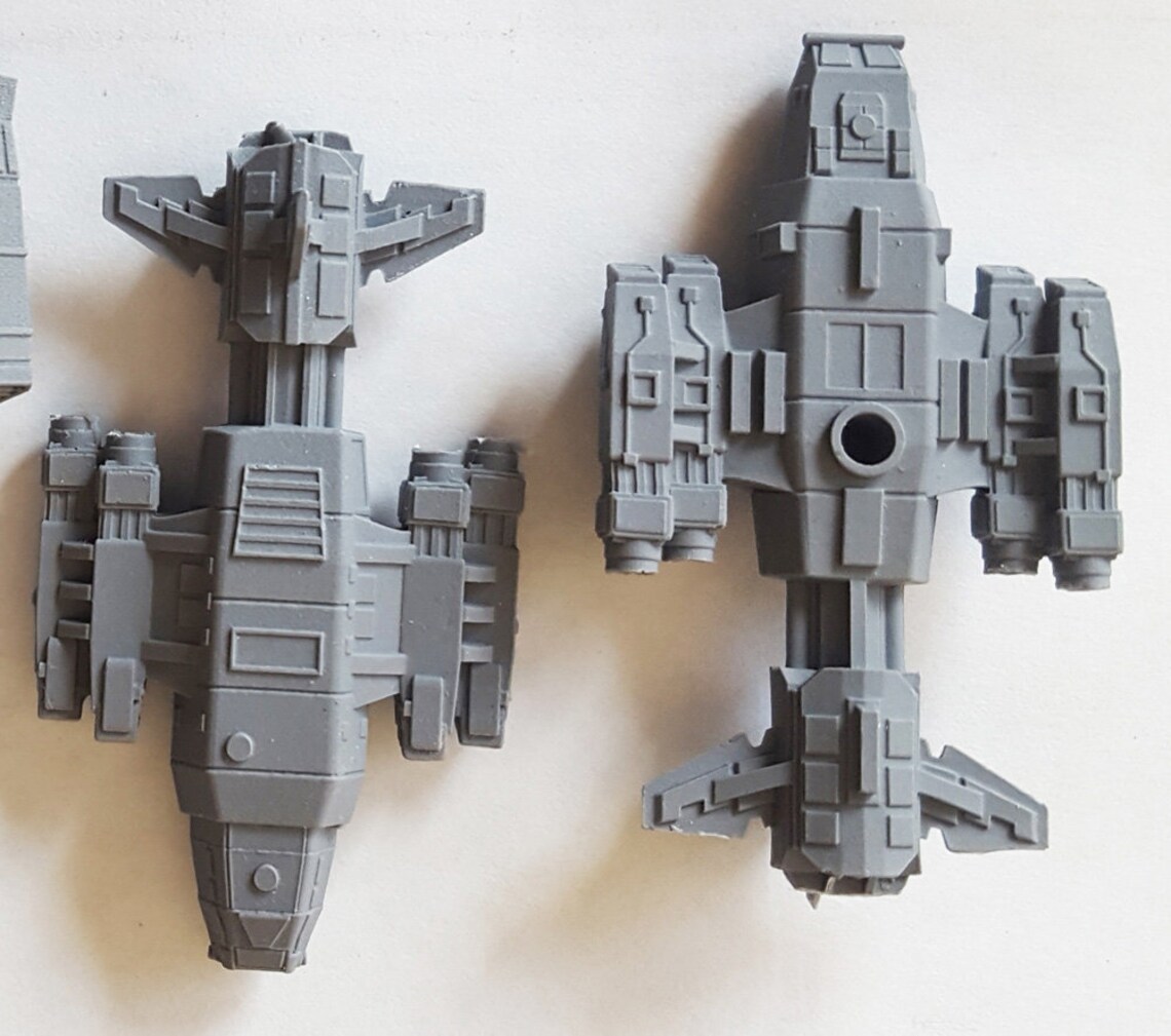 Hikari Transport: Starship Miniature for Starfinder A - Etsy
