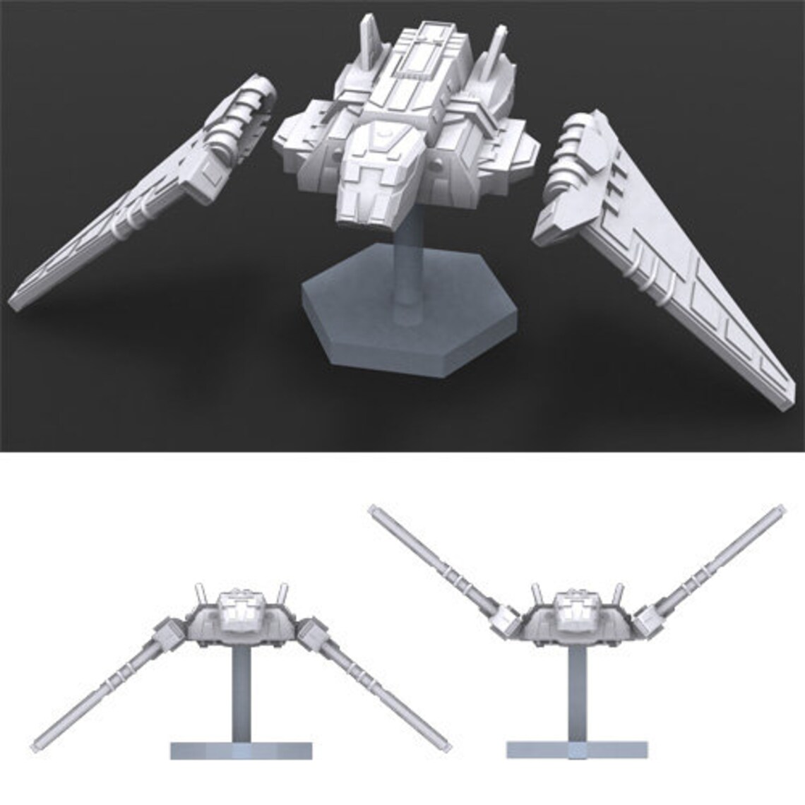 Talon Bounty Hunter: Starship Miniature for Starfinder A | Etsy